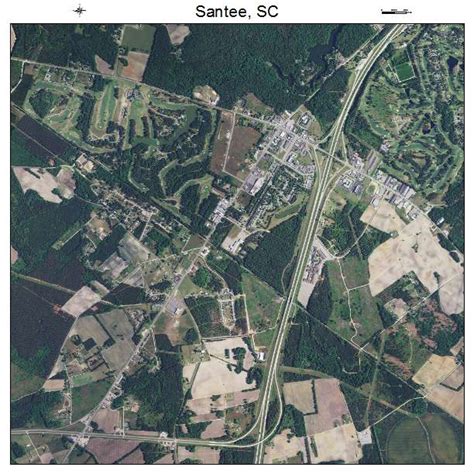 Aerial Photography Map Of Santee Sc South Carolina