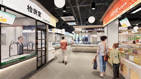 农贸市场设计案例 常州首家社区智慧农贸综合体——星韵生鲜市集！ 杭州贝诺市场研究中心 星级规范 价值高 创意好