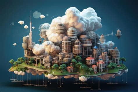 Premium Ai Image Cloud Computing Infrastructure High Quality Simple Resolution Icons