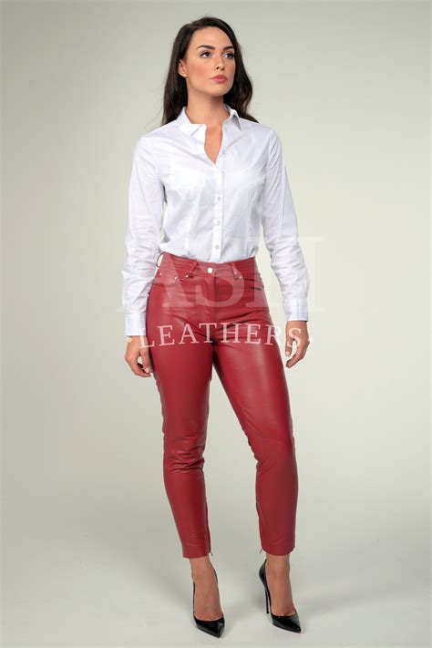 Red Leather Pants Outfit Ideas At Vincent Flora Blog