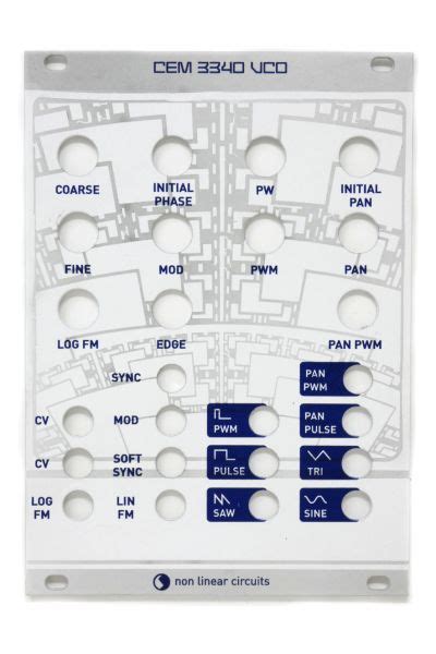 Cem3340 Vco 3340 Voltage Controlled Oscillator Nonlinear Circuits