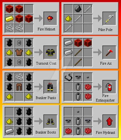 Minecraft Fire Department Items3 By Flood7585 On Deviantart