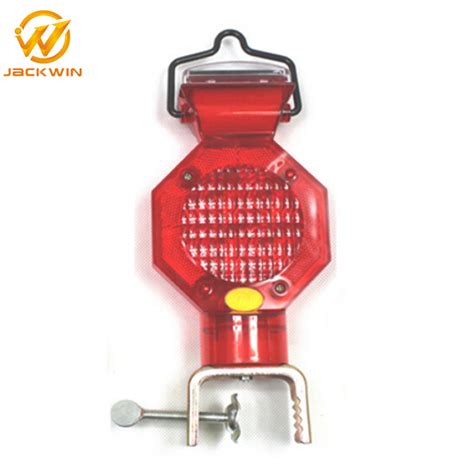 Road Safety Traffic Light Blinker Solar Strobe Light Amber Led Strobe Light Solar Traffic