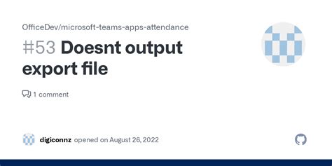 Doesnt Output Export File · Issue 53 · Officedevmicrosoft Teams Apps