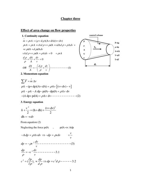 PDF Effect Of Area Change On Flow Properties