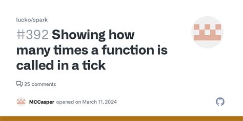 showing how many times a function is called in a tick · issue 392