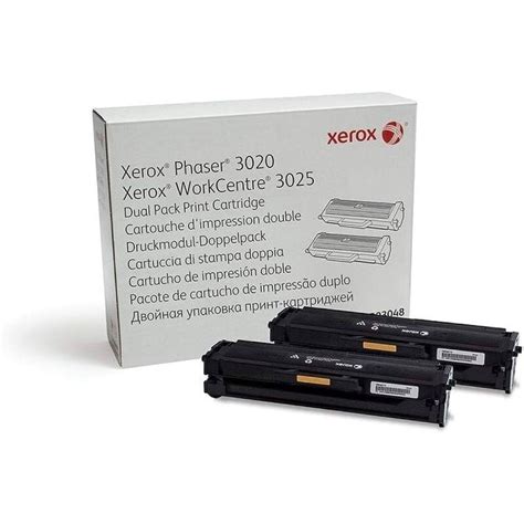 Xerox Dual Capacity Toner Cartridge For Phaser 3020 Workcentre 3025