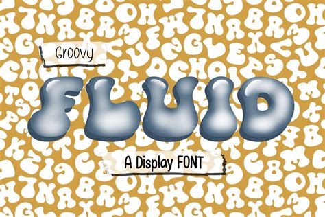 Groovy Fluid Font By 18cc Fonts · Creative Fabrica