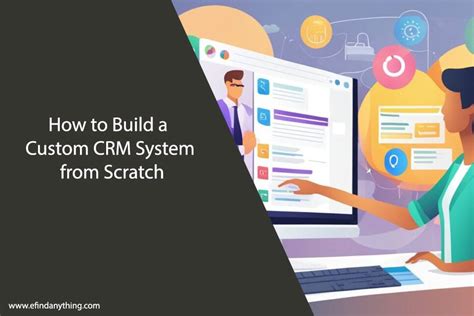 how to build a custom crm system from scratch