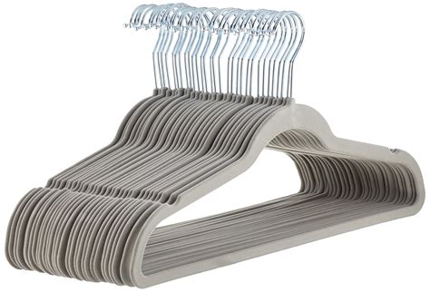 Amazonbasics Velvet Suit Hangers 30 Pack Grey