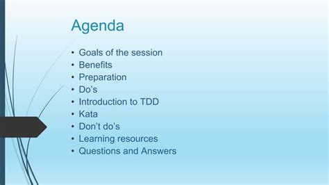 pair programming and introduction to tdd ppt