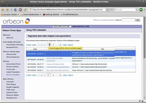 Datatable Paging Manually Typing A Page Number Youtube