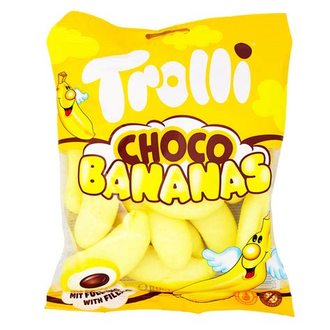 Trolli Choco Bananas Filled Marshmallows Germany 150g