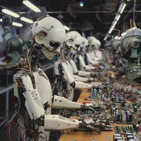 Free Robot Assembly Line Photo Robotics Technology Assembly Download At Stockcake