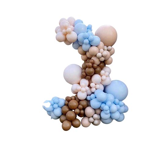 Комплект балони Син Слонова кост 125 части Emag Bg