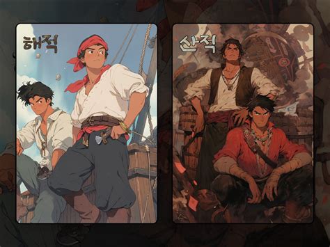 육지와 바다의 개척가들 해적 산적 도감 텀블벅 크리에이터를 위한 크라우드펀딩