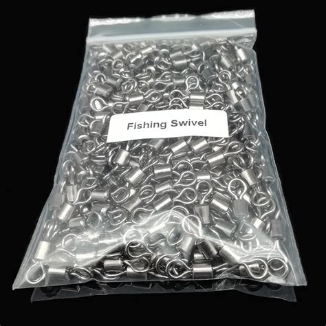 Pesca 500/200 шт Разъемный соединитель для рыбалки, цилиндрический ...