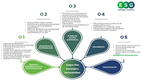 Etapas Plan Estratégico Esg Consulting