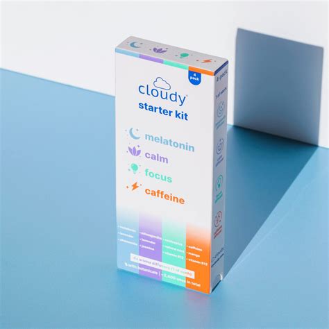 Cloudy® Starter Kit All Diffusers Melatonin Caffeine Calm Focus