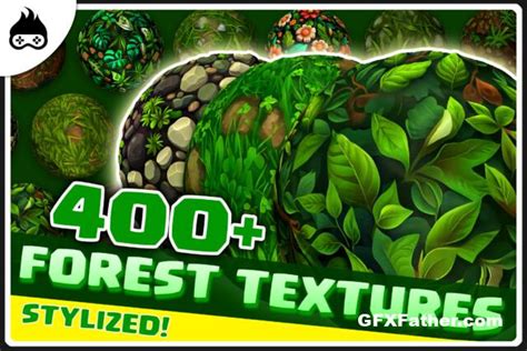 Unity Asset 400 Stylized Forest Textures Grass Mud Dirt Forest