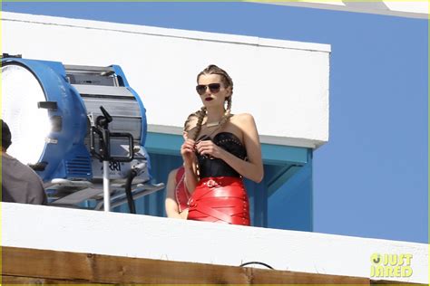 Abbey Lee Is A Leather Vixen On Neon Demon Set Photo Photos Just Jared