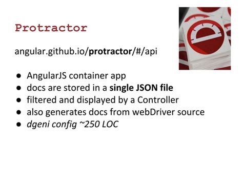 dgeni documentation generator ppt