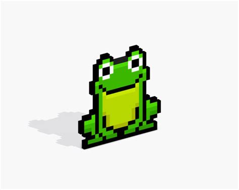 How To Make A Pixel Art Frog Mega Voxels