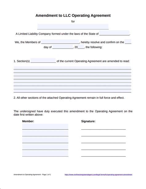 Llc Operating Agreement Template Georgia