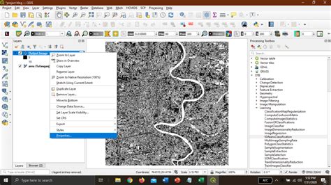 Unsupervised Image Classification Using Kmeans Classification In Qgis Geographical Analysis