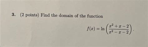 solved 3 2 points find the domain of the function