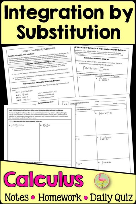 Calculus Worksheets On Integration