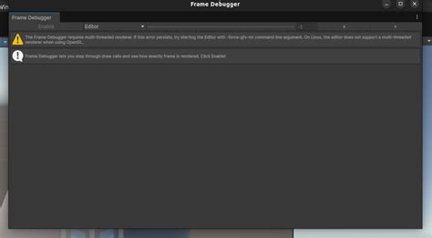 Analyze A Frame From Unity Program Using Renderdoc On Linux Nanotome