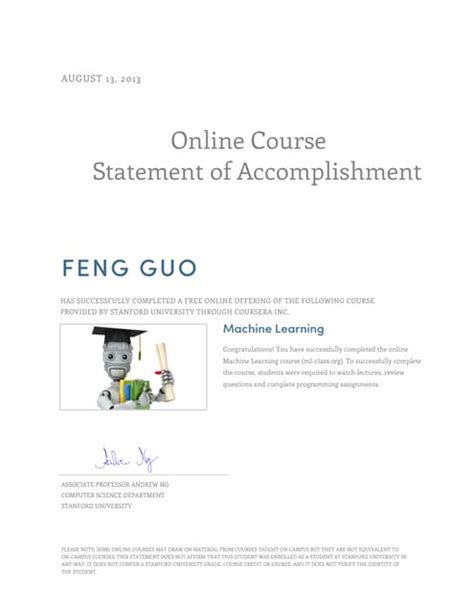 Certificate Machine Learning Pdf