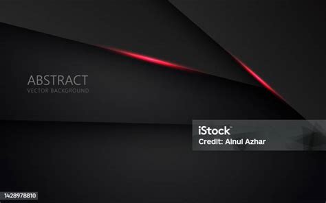 추상 라이트 레드 블랙 스페이스 프레임 레이아웃 디자인 기술 삼각형 개념 회색 텍스처 배경 Eps10 벡터 3차원 형태에 대한 스톡 벡터 아트 및 기타 이미지 Istock