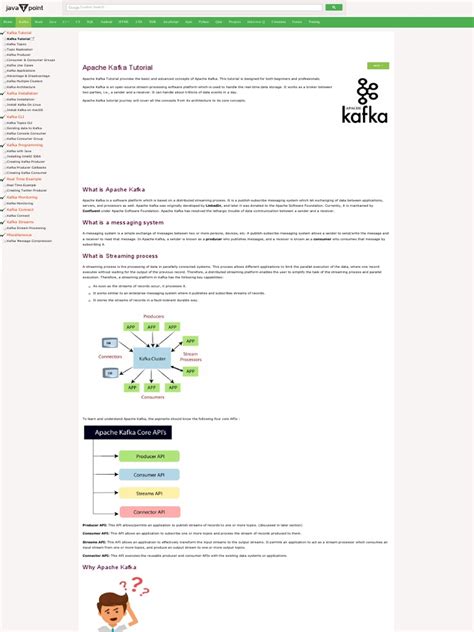 Apache Kafka Tutorial Pdf Software Development Areas Of Computer