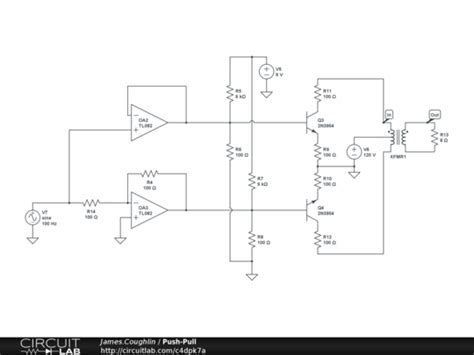 Push Pull CircuitLab