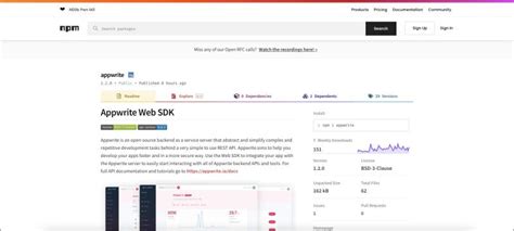 Appwrite On Linkedin We Have Just Release Version 120 Of The Appwrite Web Sdk The New