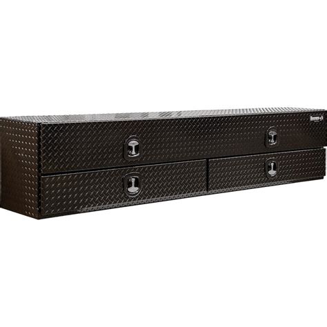 Buyers Products 21x18x90 In Gloss Black Diamond Tread Aluminum Flatbed