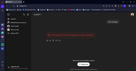 Issue With Message Limit Bugs Openai Developer Community