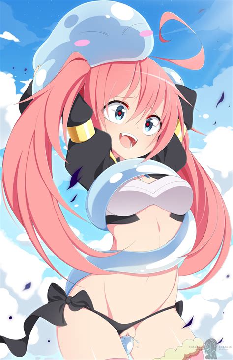 Rimuru Tempest And Milim Nava Tensei Shitara Slime Datta Ken Drawn By