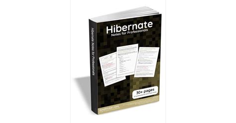 Hibernate Notes For Professionals Free Ebook