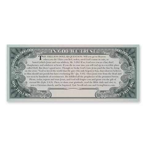 Trillion Dollar Bill