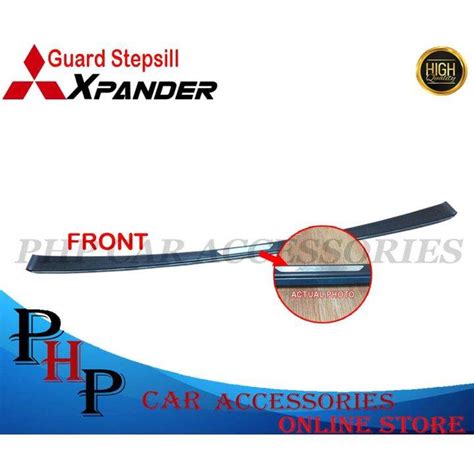 Hot Mitsubishi Xpander Rear Bumper Guard Step Sill Stepsill Lazada Ph