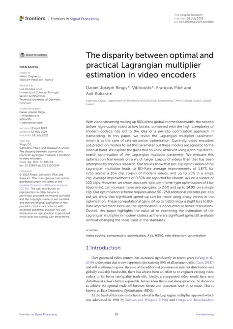 Pdf The Disparity Between Optimal And Practical Lagrangian Multiplier