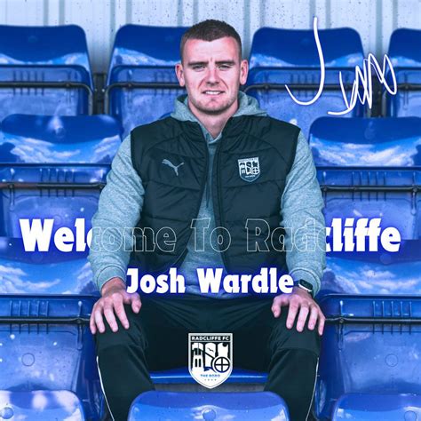 Josh Wardle Arrives At The Neuven Stadium Radcliffe Football Club