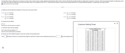 Solved A Identify The Null And Alternative Hypotheses Chegg