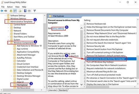 How To Block Access To A Computer S Hard Drive On Windows 10