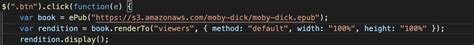 Javascript Could Not Make Epub Reader Show Up With Epubjs From