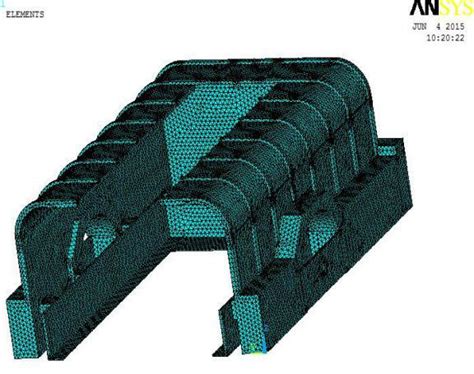 The Frame Finite Element Model And Mesh Model Download Scientific Diagram