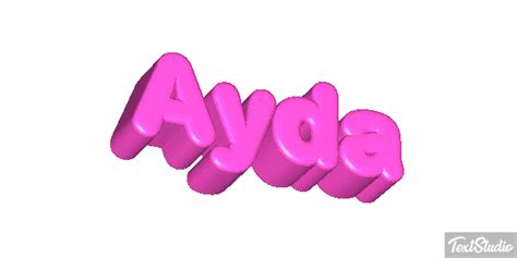 Ayda Name Animated  Logo Designs
